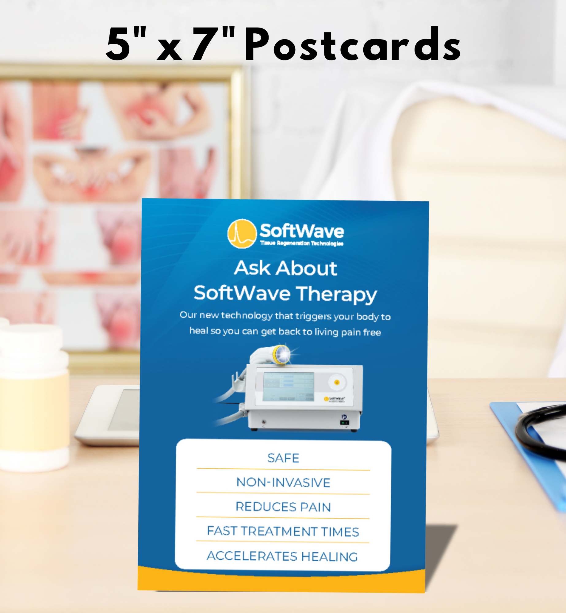 SoftWave Postcard Mailers/Handouts (7" x 5") – Softwave Materials Store